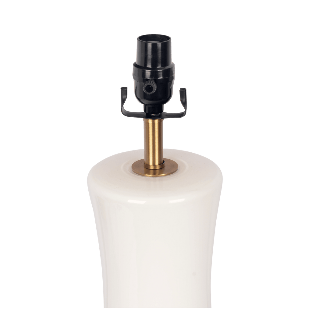 Cascade Glass Lamp Golden Base Off White Glass Table Lamp - Proacademy ...