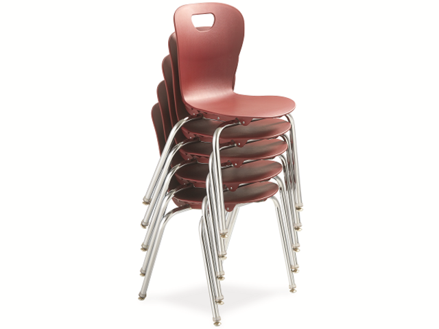 Integrity Ribbed-Back 4-Leg Chair - Proacademy Furniture