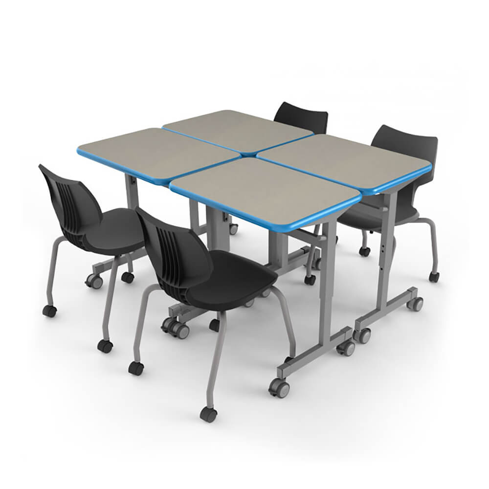 Silhouette Student Desk, 19"-29.5" - Proacademy Furniture
